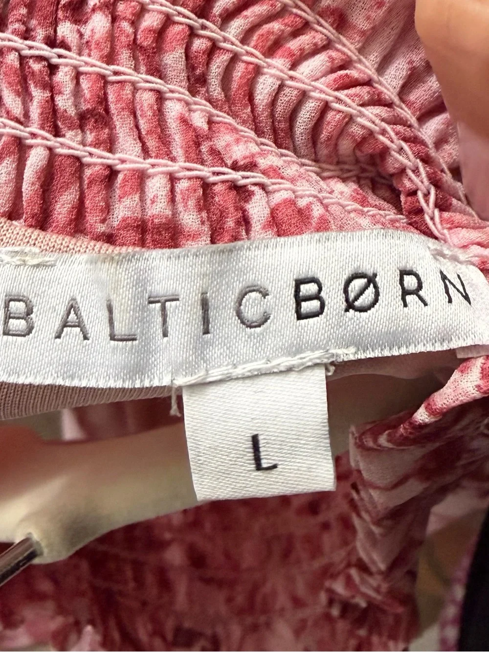 Baltic Born | Dresses | Baltic Born Pink Floral Smocked Waist Maxi ...